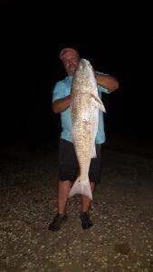 Bull Redfish from the Surf 2020 - Impressive and Powerful
