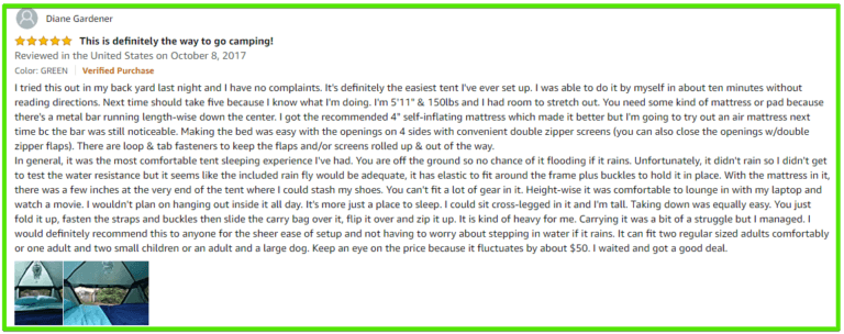 Kamp-Rite Tent Cot Review 2020 Awesome piece of equipment