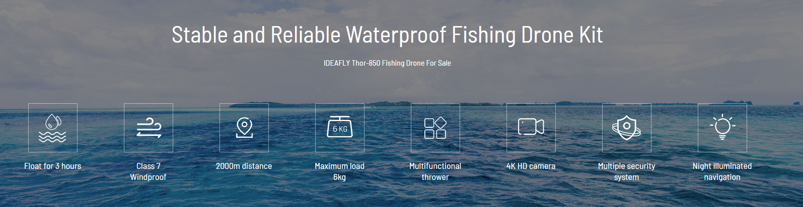 The New Thor 850 Heavy Lift Fishing Drone Review - The Beach Angler